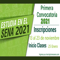 Cronograma de estudios SENA I semestre 2021 - Sena Presencial 2020